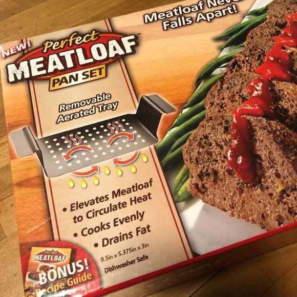Allstar Products Group | Kitchen | Perfect Meatloaf Pan Set Removable ...